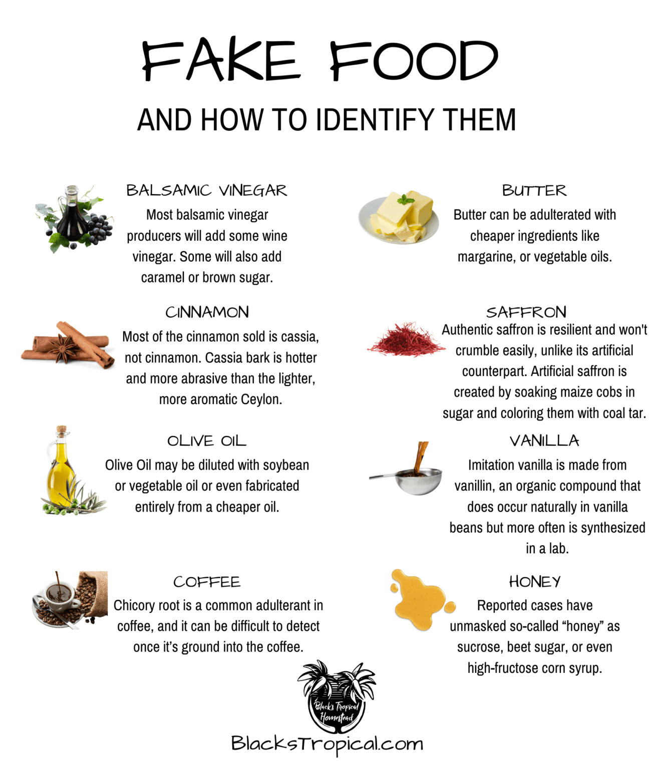 Discover the Truth About Fake Foods at Black's Tropical